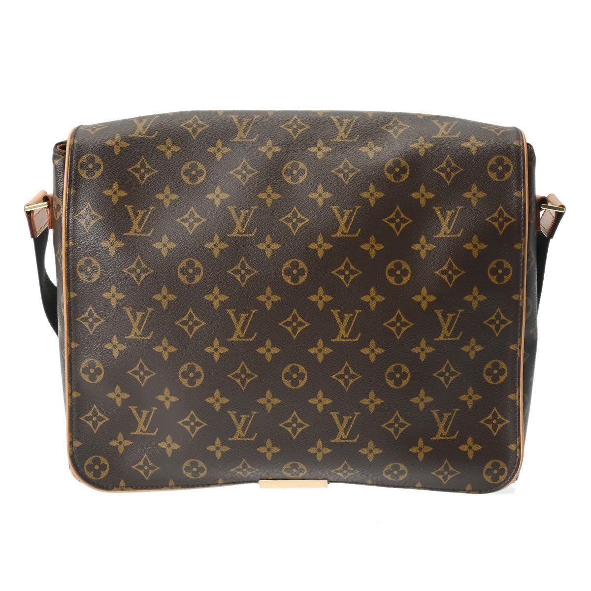 ルイヴィトンアベス 14145 ブラウン ユニセックス モノグラムキャンバス ショルダーバッグ M45257 LOUIS VUITTON 中古 ...