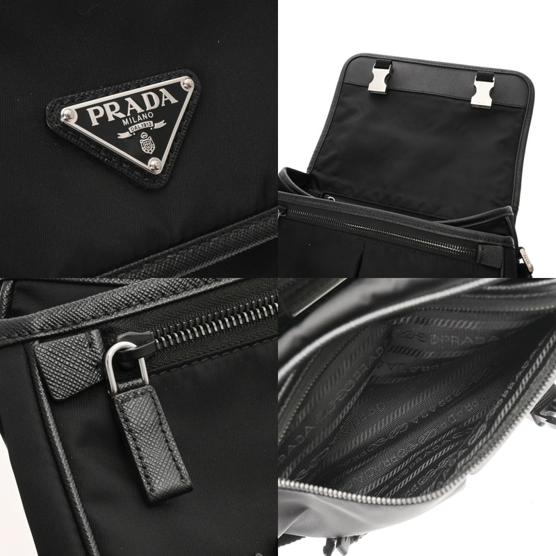 プラダ ブラック ユニセックス ナイロン ショルダーバッグ 2VD769 PRADA 中古 – 銀蔵オンライン