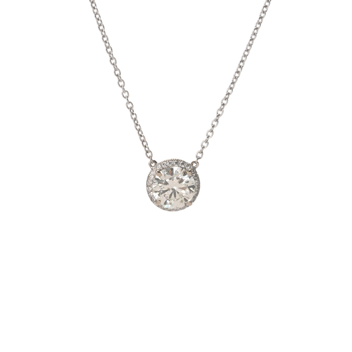 ノーブランドダイヤ 2.019ct /0.121ct I-SI2-G レディース K18ホワイトゴールド ネックレス no brand 中古 – 銀蔵オンライン