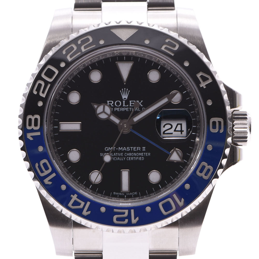 Lorex GMT Master 2 Black / Blue bezel mirror buckle Mens Watch – 銀蔵オンライン